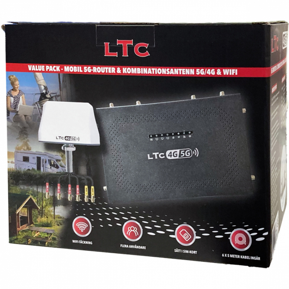 Trådlös 5G Router inkl. extren antenn LTC | | Camping4u.se