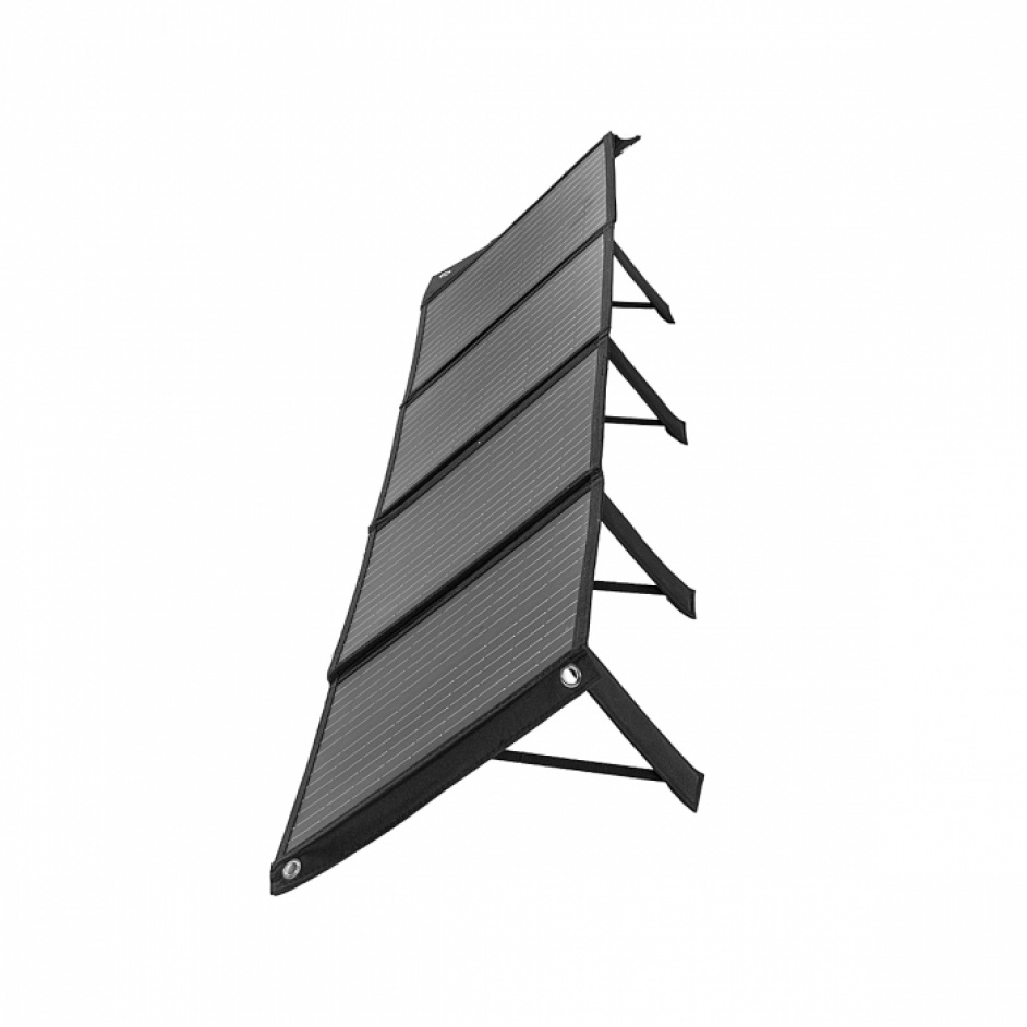 Solcell i väska, 200W, 6+1,2m kabel | Camping4u.se