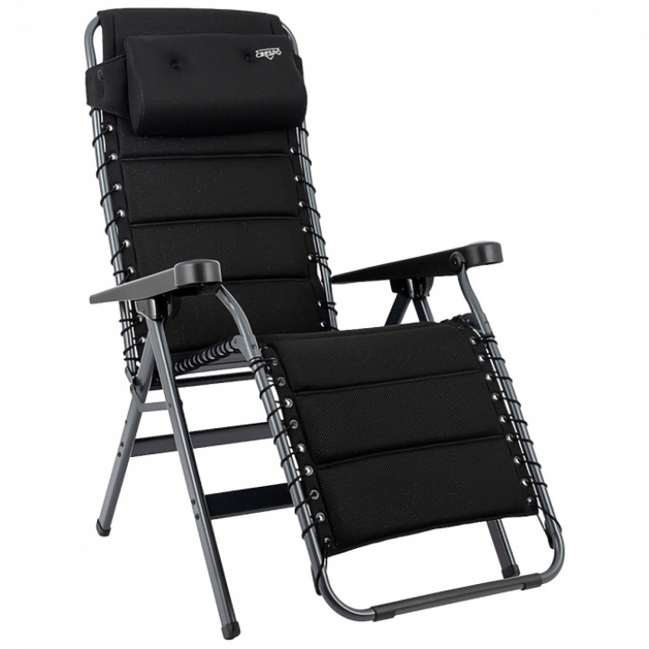 Solstol Crespo ADC-80 med ställbart nackstöd svart | Solstolar - Stolar ...
